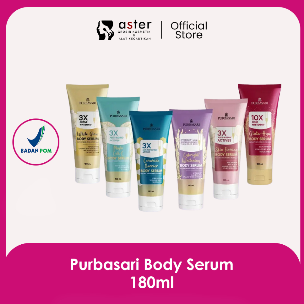 Jual Aster Kosmetik - Purbasari Body Serum 180ml - Body Lotion | Shopee ...