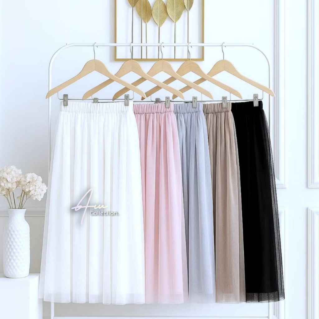 Jual Rok Tutu Premium - Rok Tile - Polos Hitam Putih Minimalis Rok Tutu ...