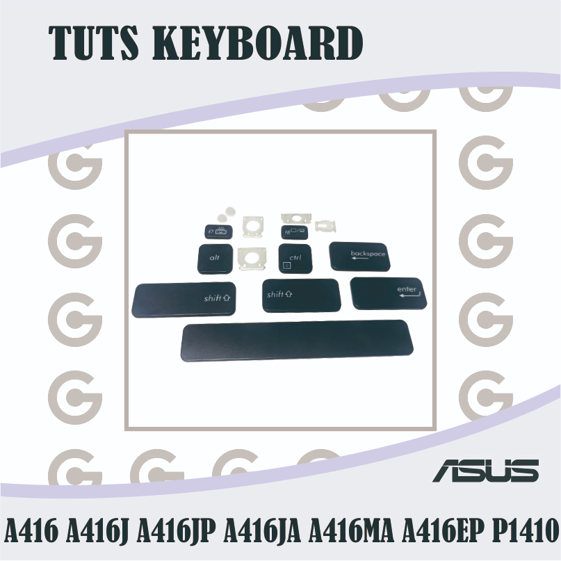 Jual TUTS-AS-A416-1 TUTS + HINGE + KARET TUT KEYBOARD ASUS A416 A416J ...