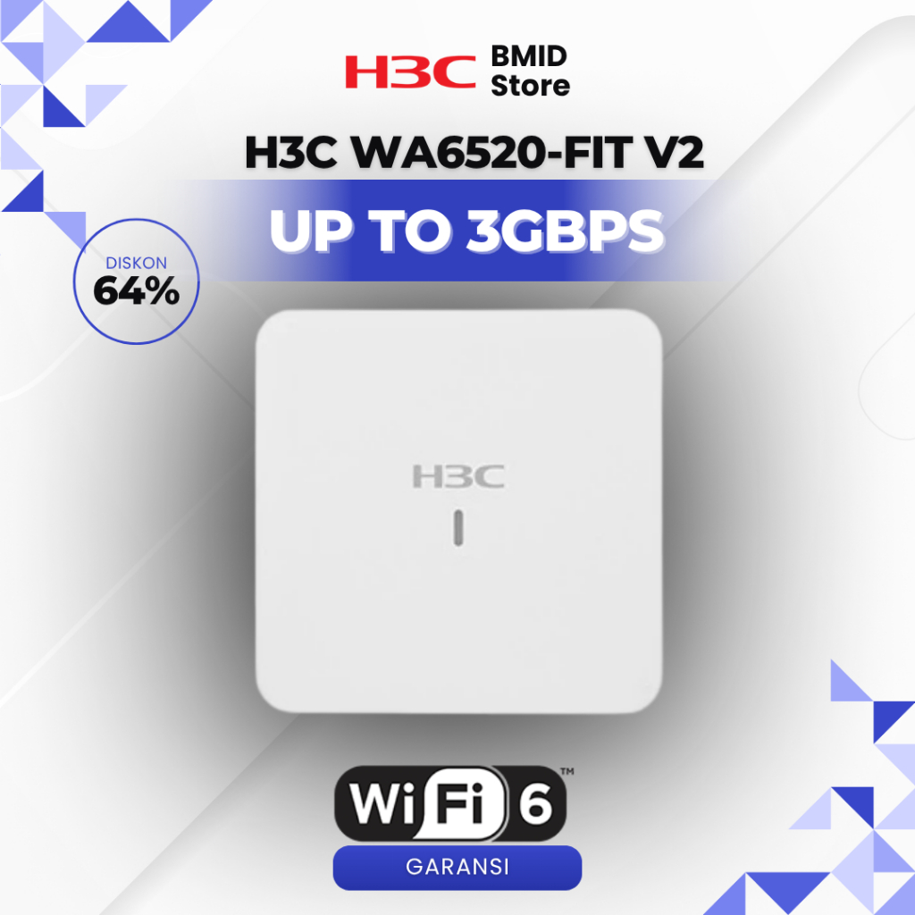 Jual Access Point H3C WA6520-FIT v2 Wireless Wi-Fi 6 2.975Gbps | Shopee ...