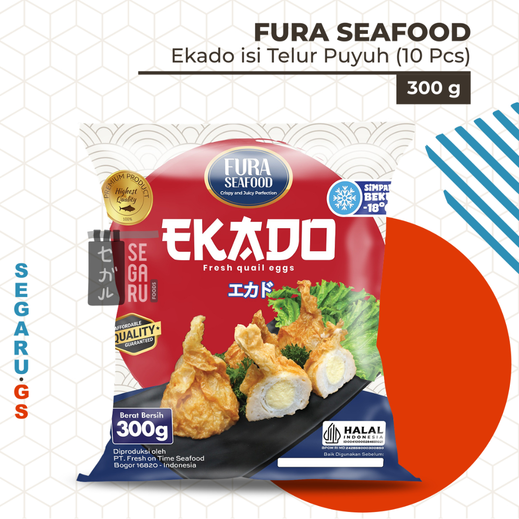 Jual Fura Ekado Isi Telur Puyuh 300 gram Isi 10 Pcs | Shopee Indonesia