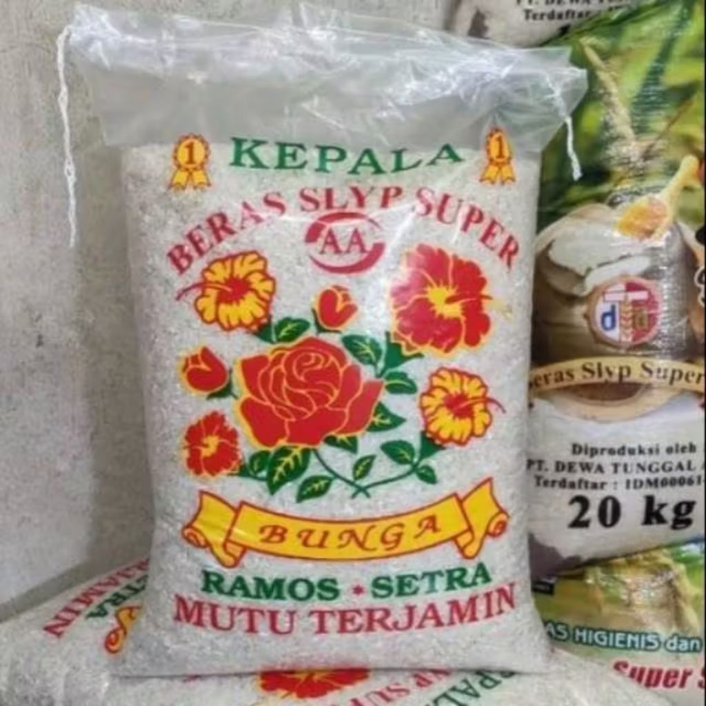 Jual Beras Bunga / Kembang Setra Ramos Medium 5L | Shopee Indonesia