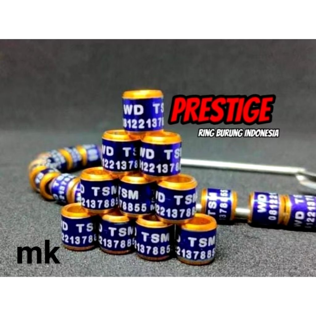 Jual RING BURUNG MERPATI LASER MK BISA REQUEST NAMA NO HP NO URUT WARNA ...