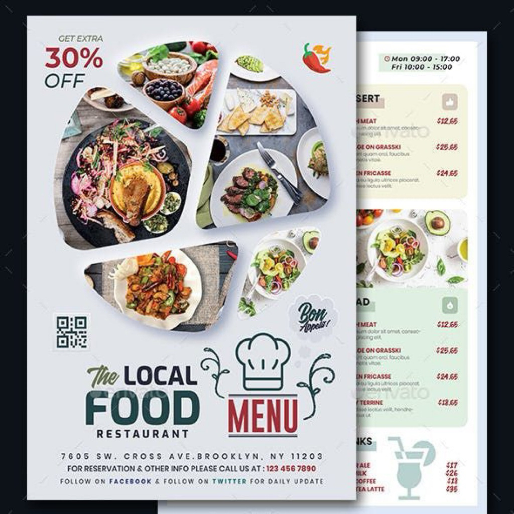 Jual DESIGN MENU RESTAURANT / COFFEE SHOP / MENU LIST DAGANGAN | Shopee ...