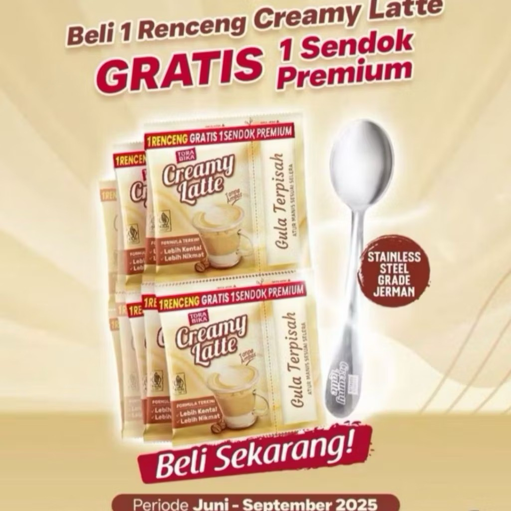 Jual KOPI CREAMY LATTE RENTENG- 20G | Shopee Indonesia