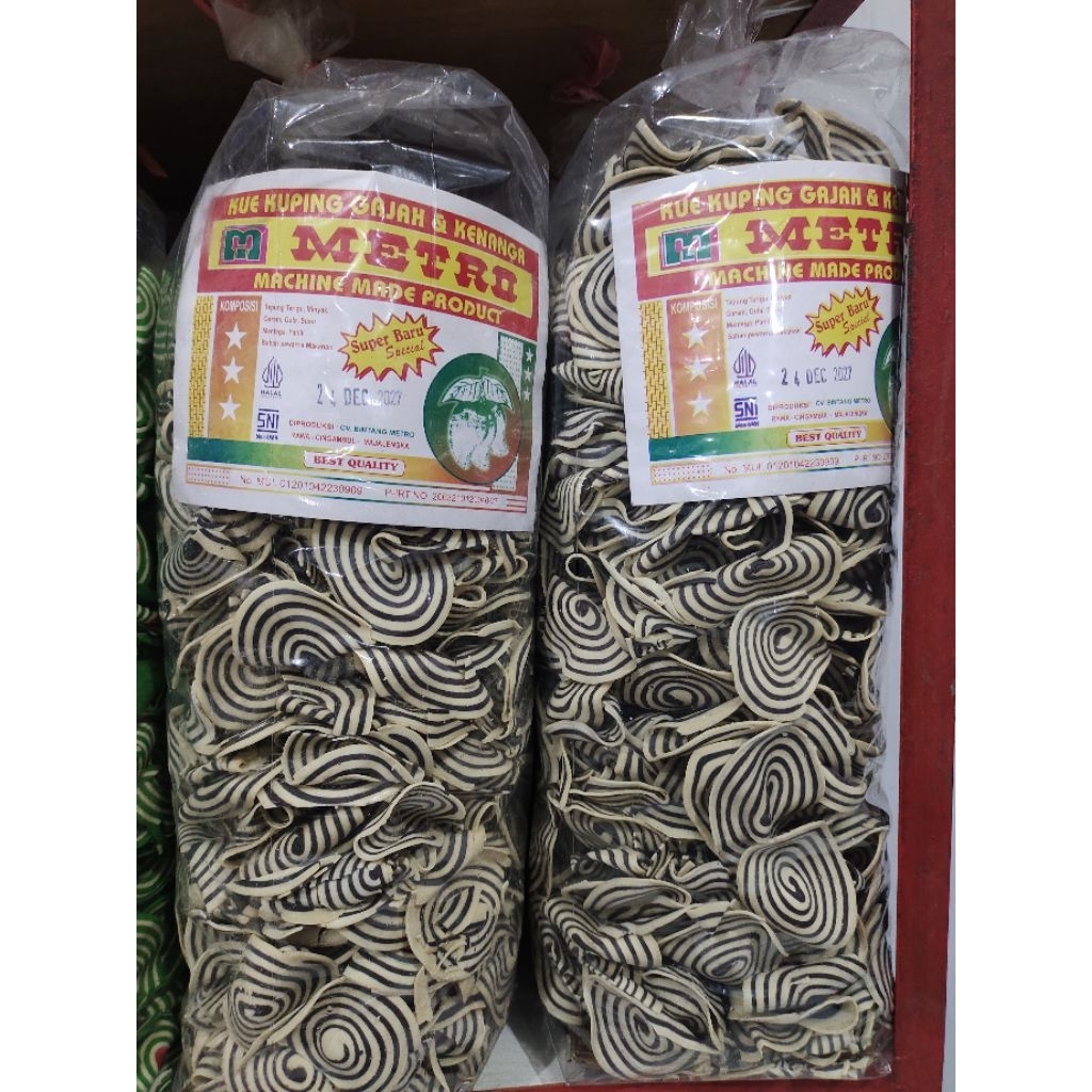 Jual senek kuping gajah coklat isi kemasan1kg | Shopee Indonesia