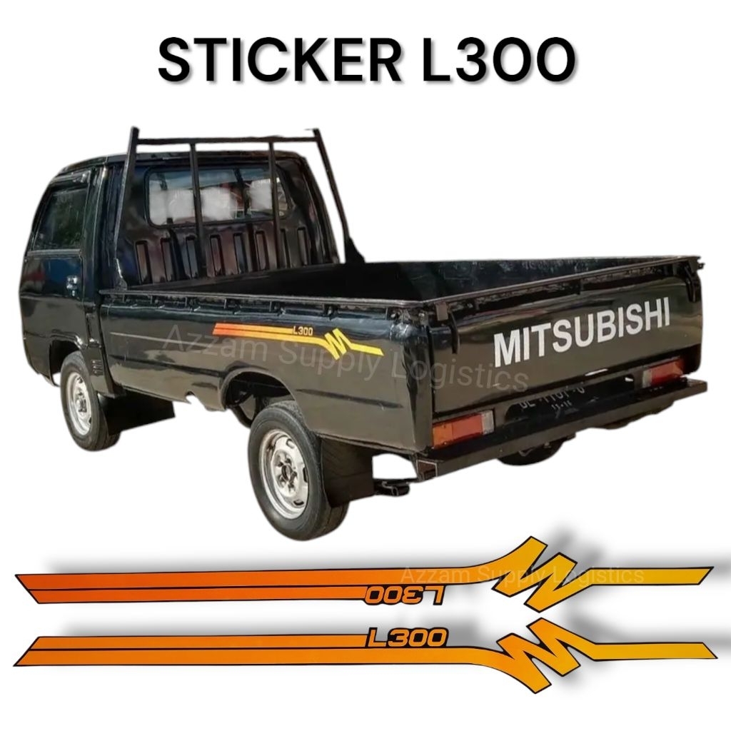 Jual Sticker List Body Mitsubishi L300 Colt Pick Up | Lis Stiker Mobil ...