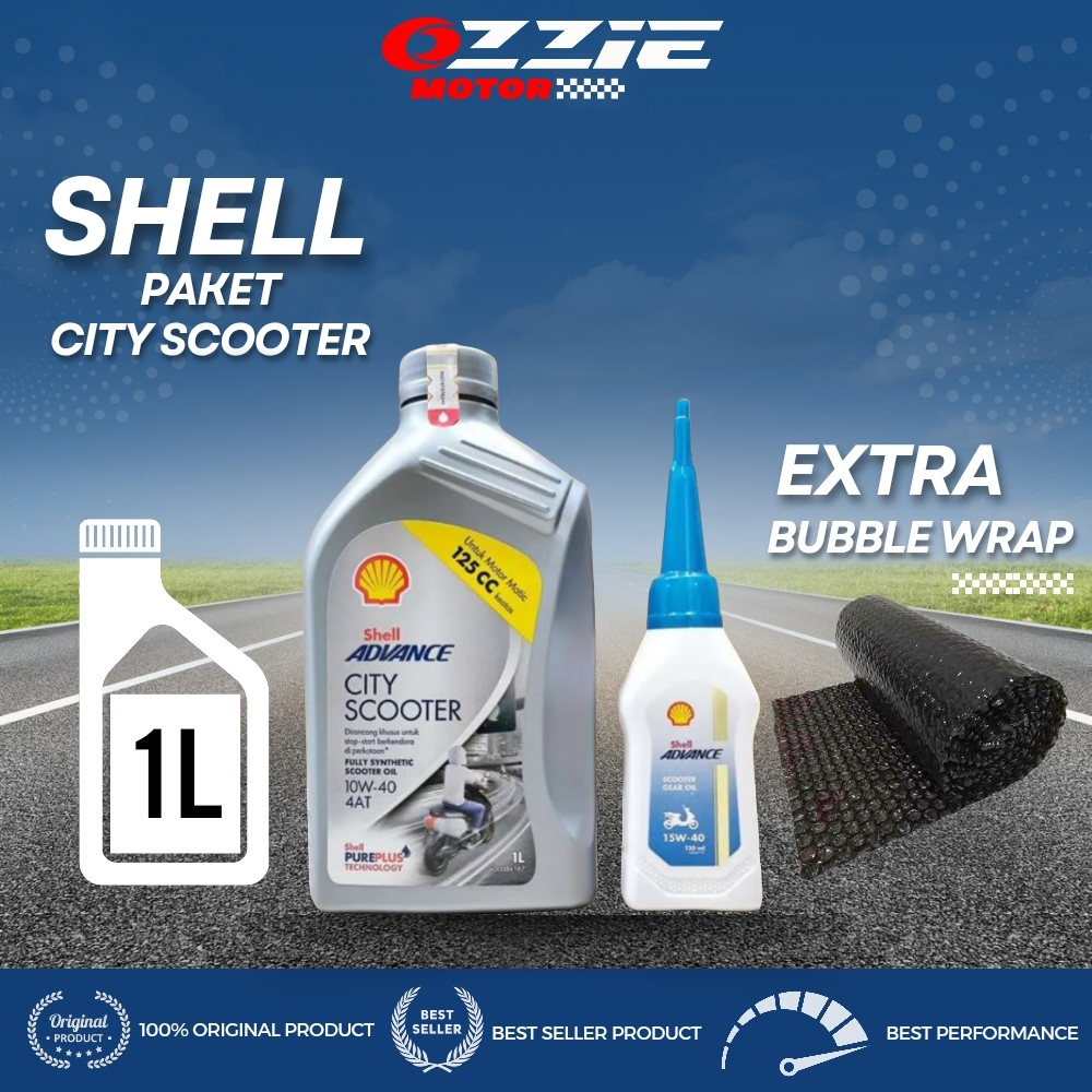 Jual PAKET OLI SHELL ADVANCE CITY SCOOTER 10W-40 10W/40 10W-30 10W/30 ...