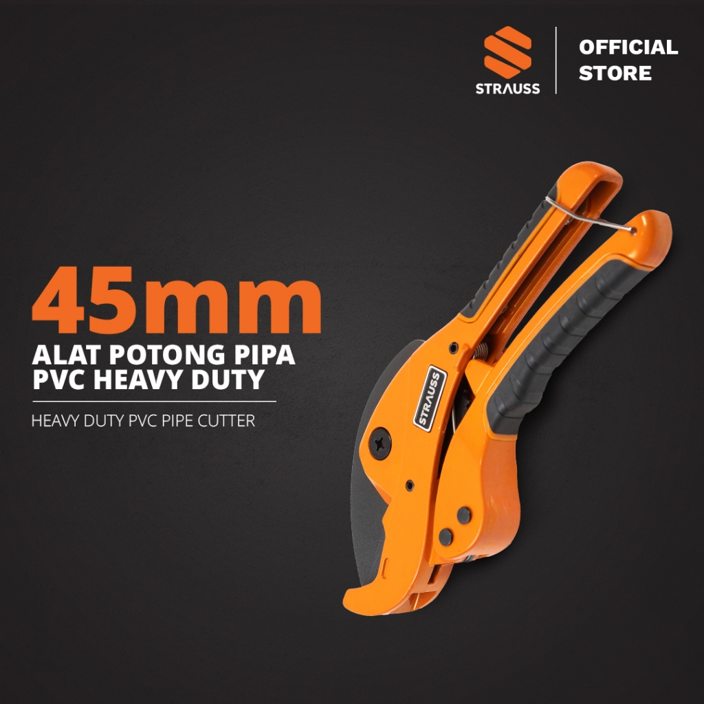 Jual STRAUSS Alat Potong Pipa PVC Heavy Duty - Aluminium Body - Teflon ...