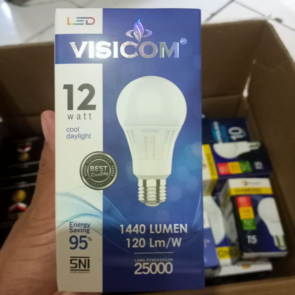 Jual LAMPU VISICOM LED 12 WATT || LAMPU LED | Shopee Indonesia