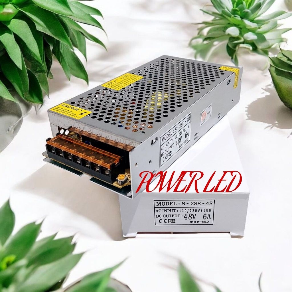 Jual switching power supply jaring 48v 6A psu 48 volt 6 ampere PLC ...