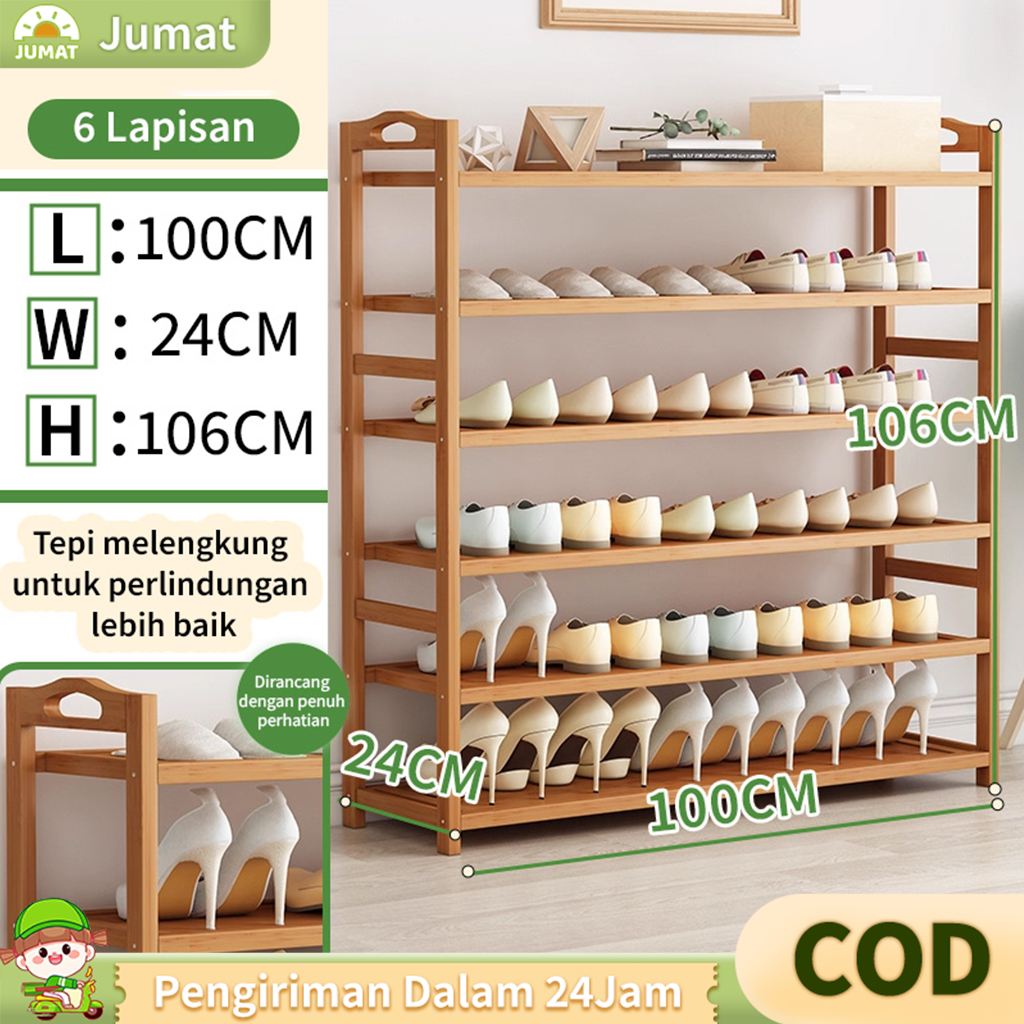 Jual COD Rak Sandal Rak Sepatu Susun Rak Penyimpanan Sepatu Rak Sepatu ...