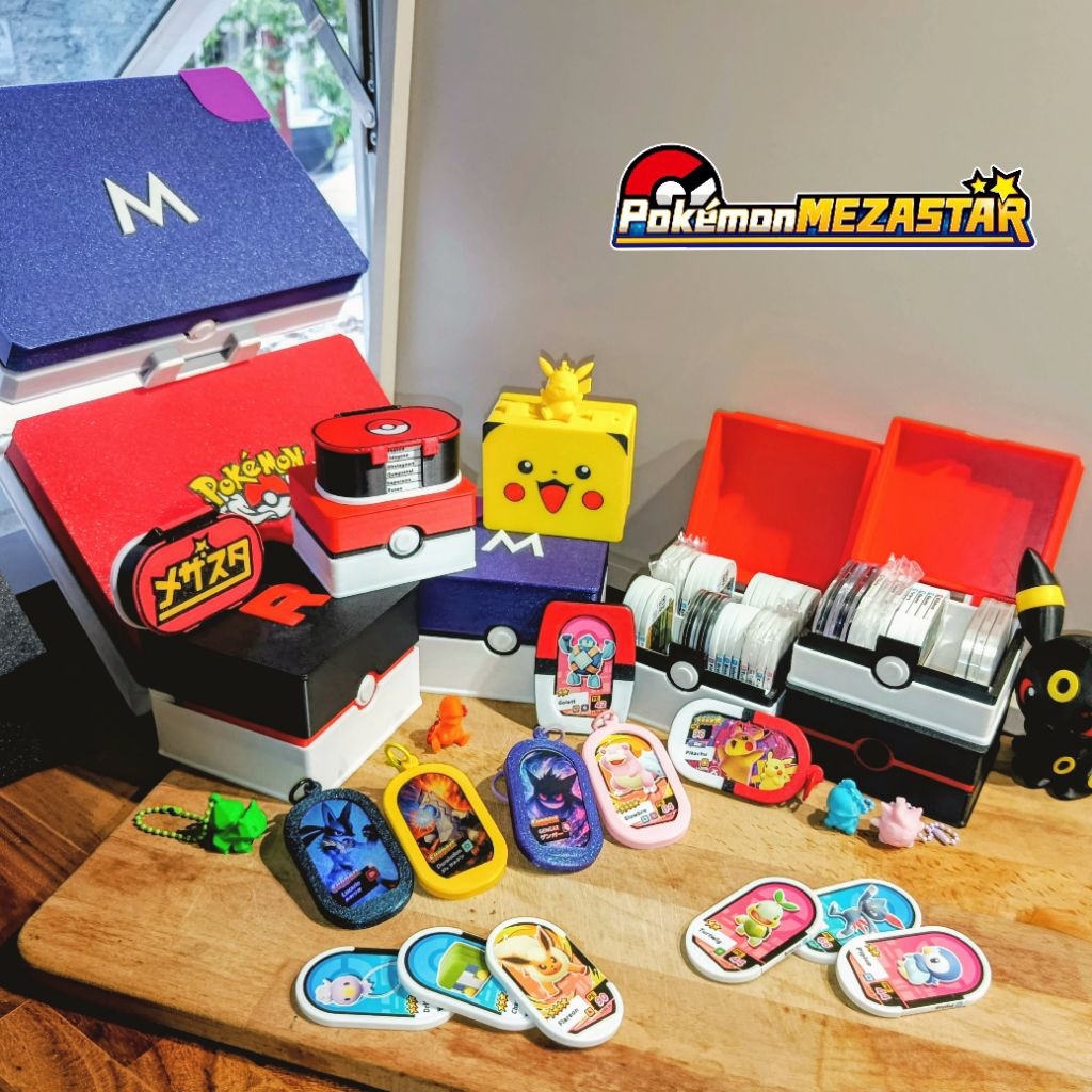 Jual Pokemon Mezastar storage box case tag Akrilik isi 3 |15 | 20 | 40 ...