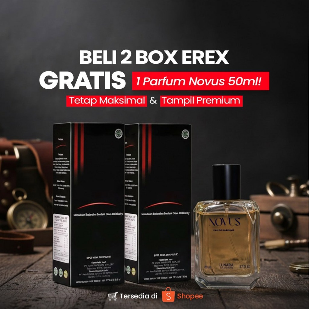 Jual EREX 2 Sachet Lebih Murah - Minuman Stamina Pria Buy 2 Box Free 1 ...