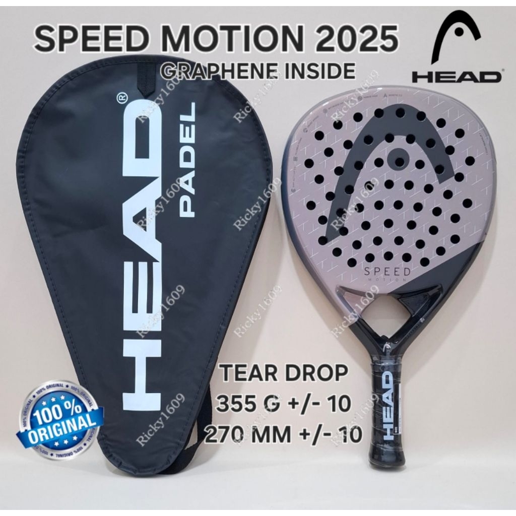 Jual HEAD PADEL RACKET SPEED MOTION 2025 / RAKET PADEL HEAD SPEED ...