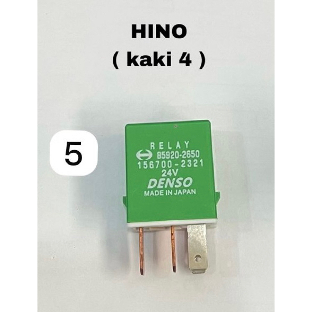 Jual Relay Headlamp Hijau Hino Lohan 24V ( 86920 2650 ) Made in Japan ...