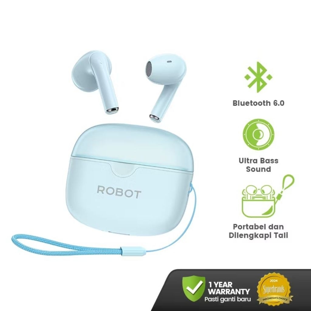 Jual Tws Bluetooth ROBOT ENCO BUDS 3 GARANSI RESMI - BATAM | Shopee ...