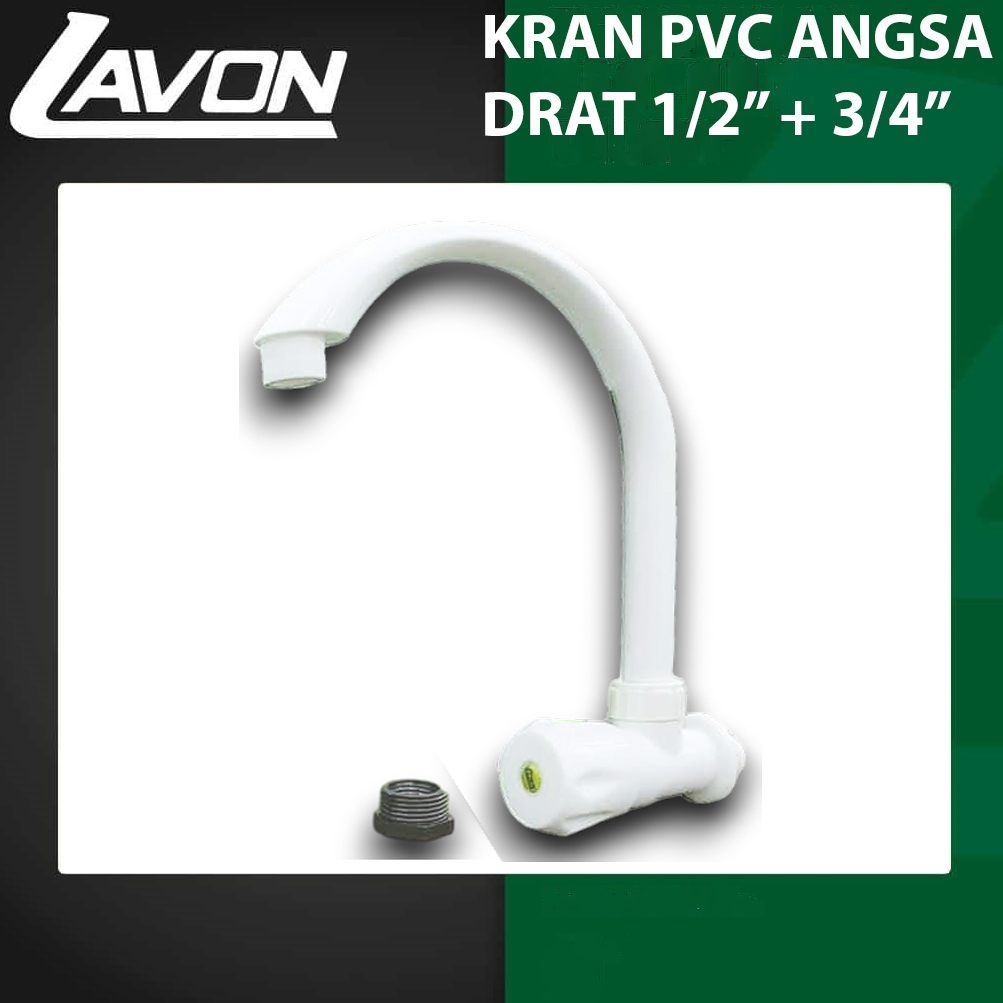 Jual Keran Air Dapur PVC / Kran Leher Angsa / Cuci Piring 1/2" 3/4 ...