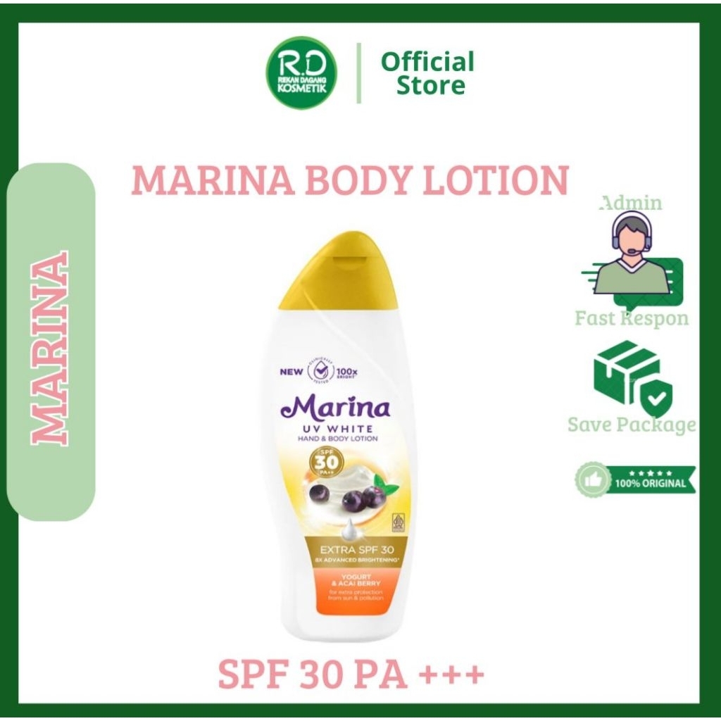 Jual MARINA HANBODY SPF30 SUNBLOK 185ML | Shopee Indonesia