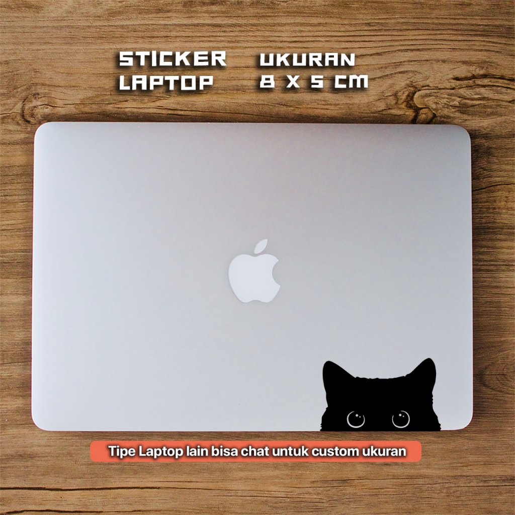 Jual Sticker Kucing Black Cat - Stiker Kucing Hitam untuk Laptop Lucu ...