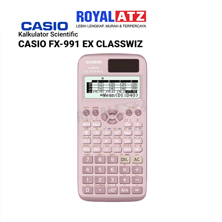 Jual CASIO FX-991EX CLASSWIZ Original / Kalkulator Ilmiah Scientific ...