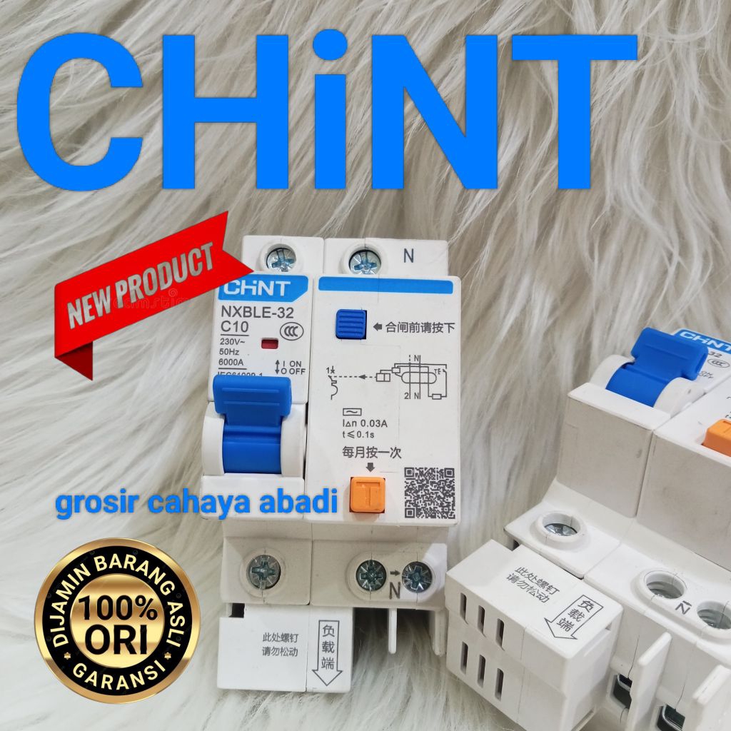 Jual RCBO CHiNT NXBLE-32 10a ELCB CHiNT 10a/rcbo elcb CHiNT original ...