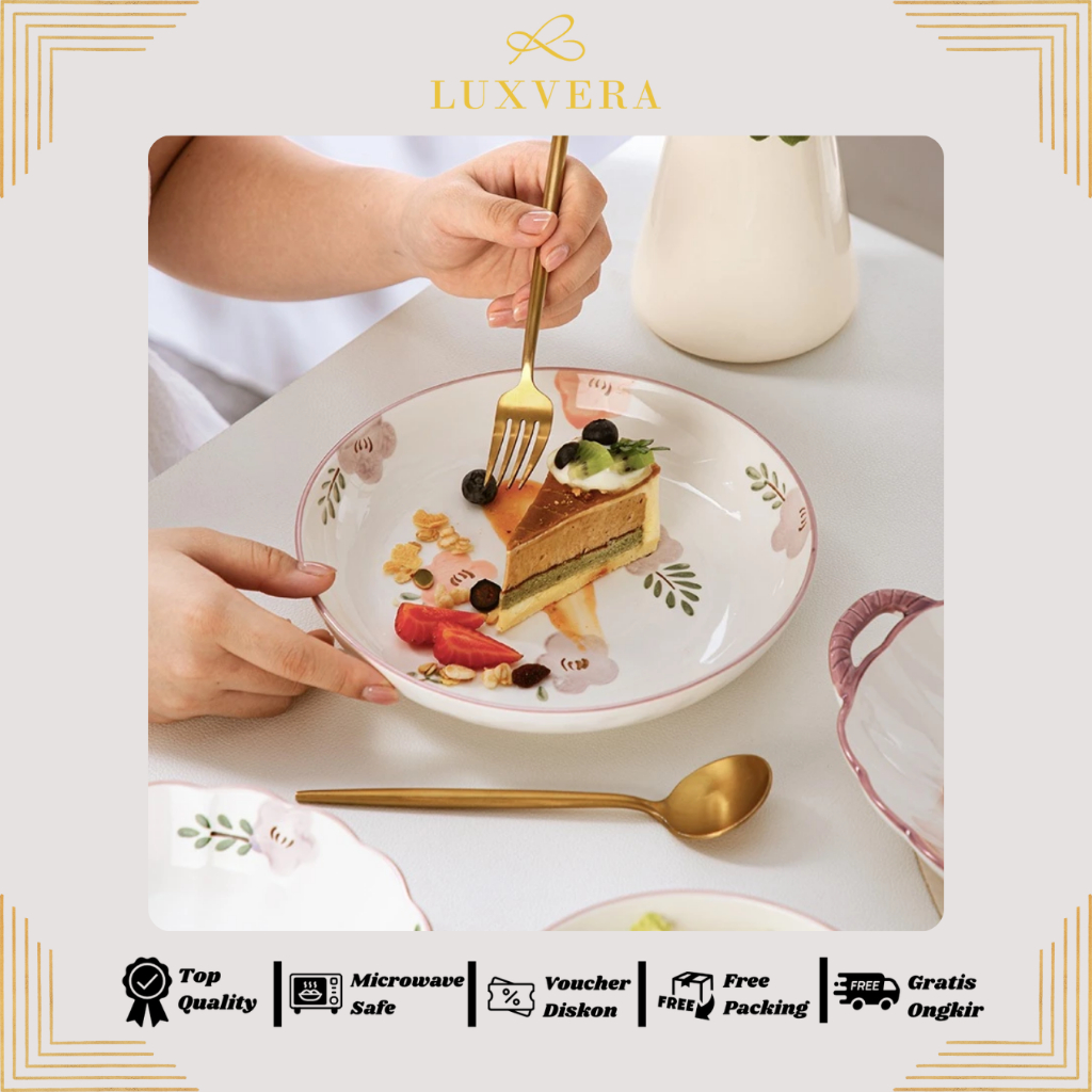 Jual Luxora Dinner Plate Coupe Ceramic 8 inch Tiana - Piring Bulan ...