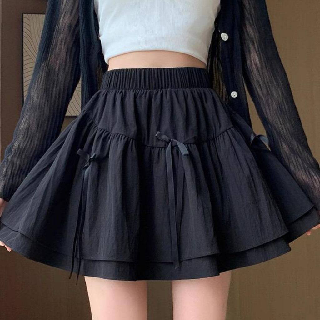 Jual CLASSY - Rok RAINBOW Mini Skirt Susun Pendek / Rok Wanita Pendek ...