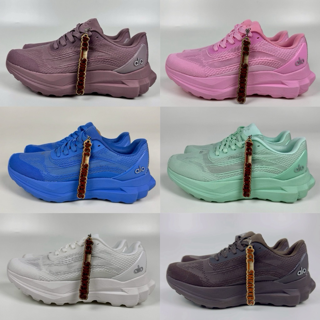 Jual Sepatu Alo Runner Brown Grey Quartz Espresso Premium Quality ...