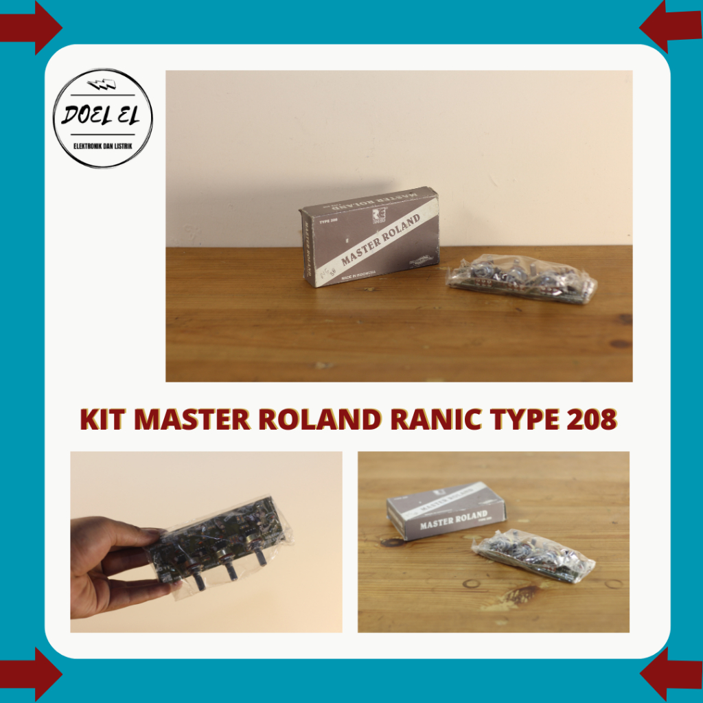 Jual KIT MASTER MIXER | MASTER ROLAND RANIC TYPE 208 | Shopee Indonesia