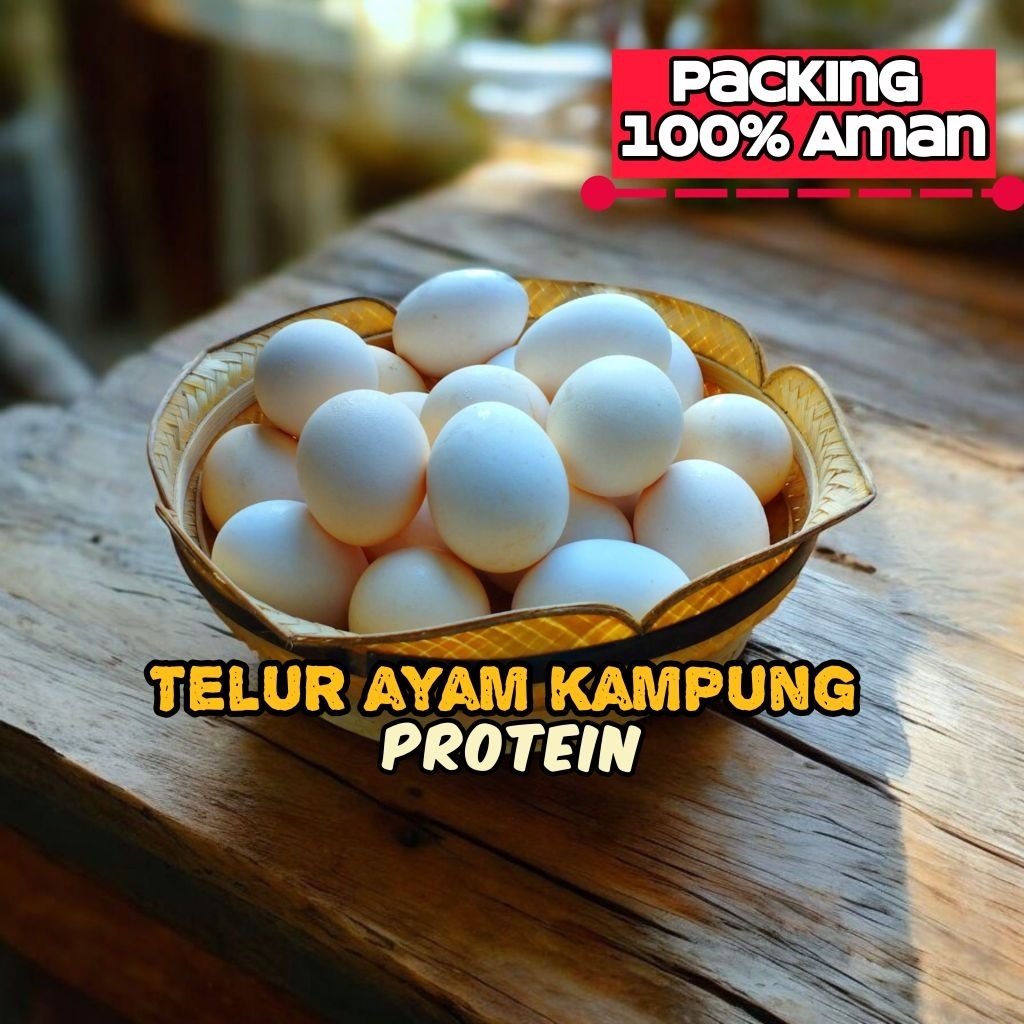 Jual 4 Butir Telur ayam kampung super PROTEIN | Shopee Indonesia