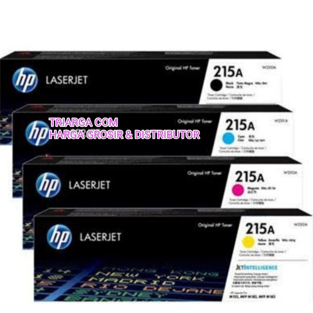 Jual Paket Toner HP 206A Black & Color (W2110A W2111A W2112A W2113A ...