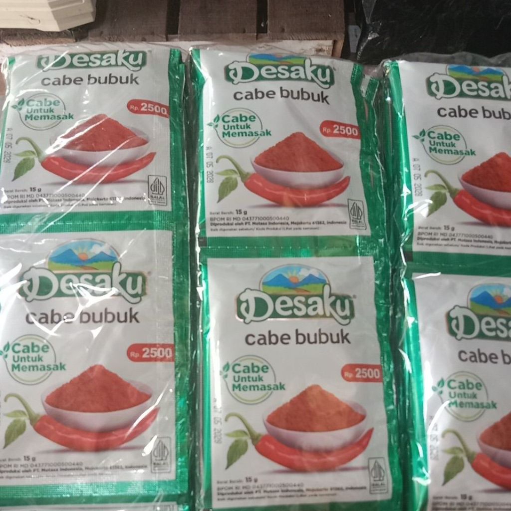 Jual Cabe bubuk Desaku renteng isi 10 bungkus | Shopee Indonesia