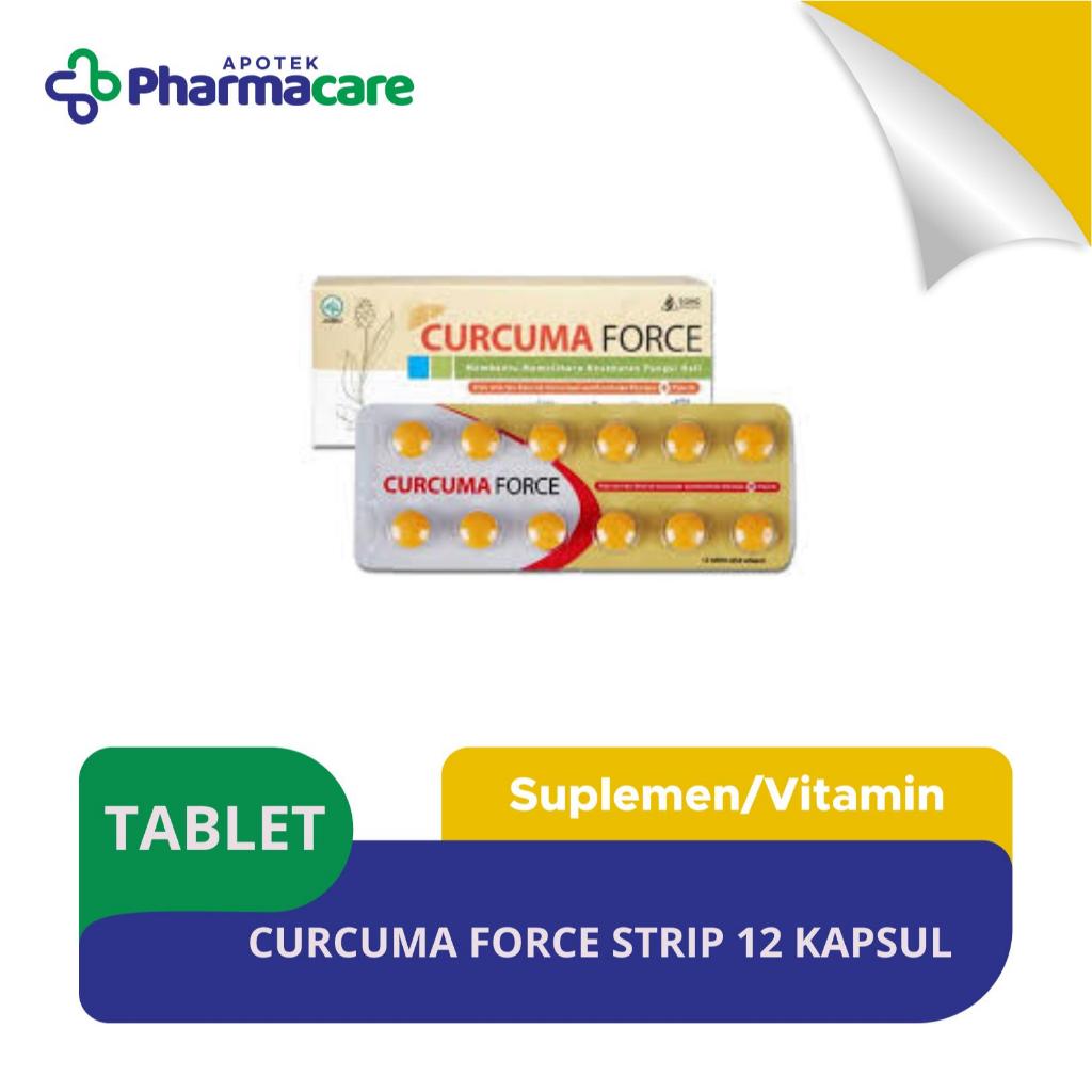 Jual PHARMACARE | CURCUMA FORCE STRIP 12 KAPSUL | SUPLEMEN HATI ...