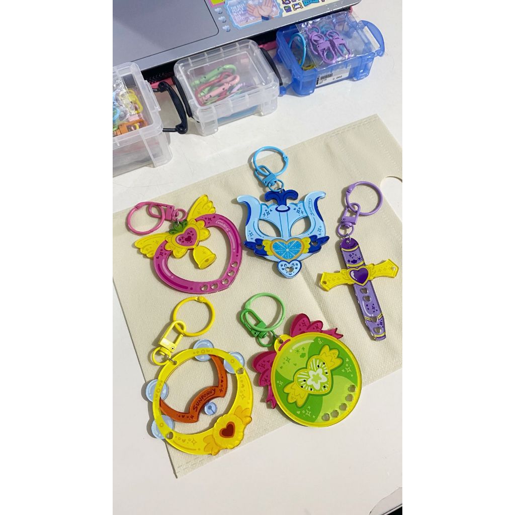 Jual SUNPONNY Tokyo Mew Mew X Fruit Acrylic Keychain Holder / Bag Charm ...