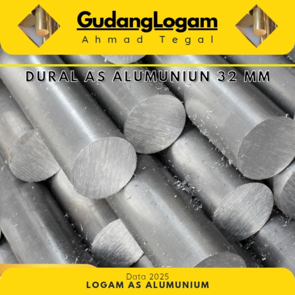 Jual As Alumunium Dural 32mm Tipe 6061 | Shopee Indonesia