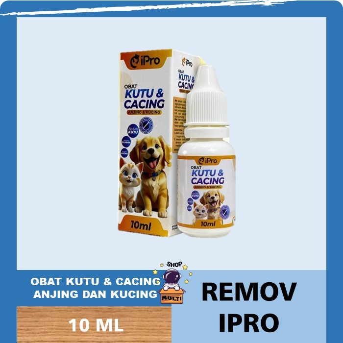 Jual Remov Ipro Obat Tetes Kutu Scabies Parasit Cacing Kucing Anjing ...
