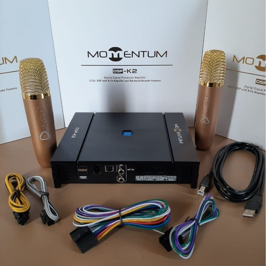 Jual Momentum DSP K2 Processor 12Ch Karaoke Built In Power & Free 2 PCS ...