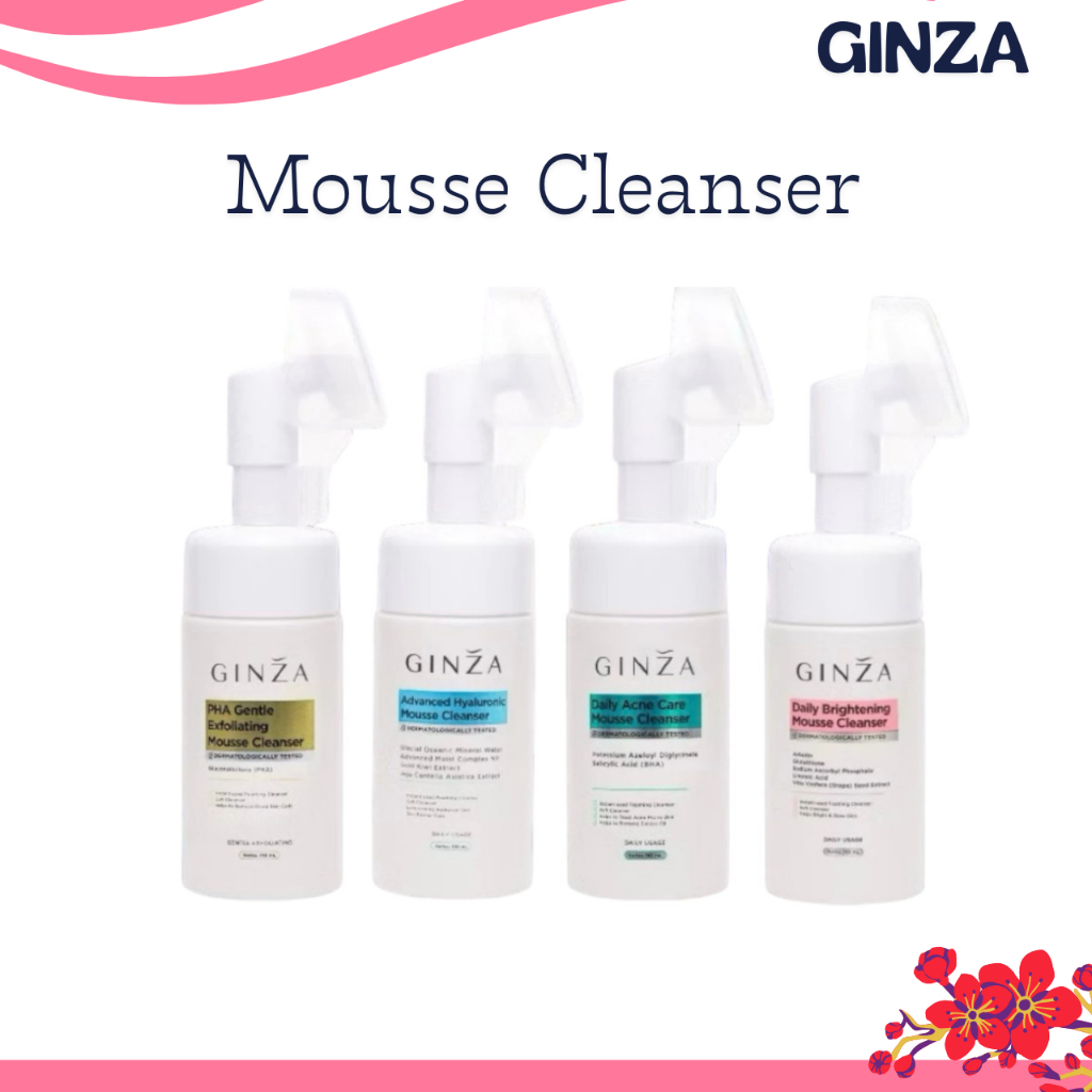Jual Ginza Mousse Cleanser 110ml/Pembersih Wajah | Shopee Indonesia