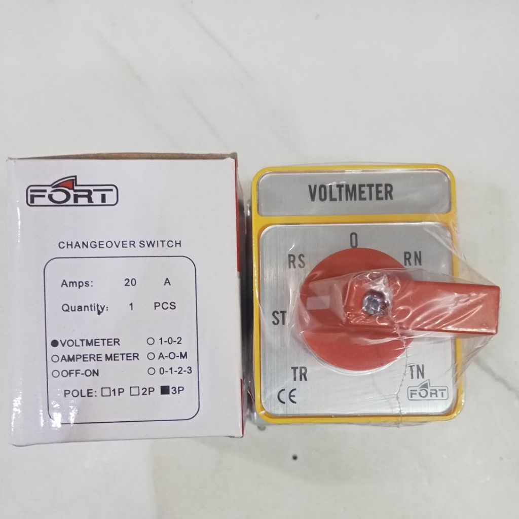 Jual selector voltmeter fort sft20 3p 20a original | Shopee Indonesia