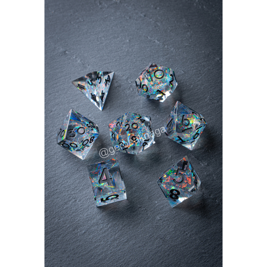 Jual [Ready] Premium High Quality Polyhedral Resin Dice - Dadu set ...