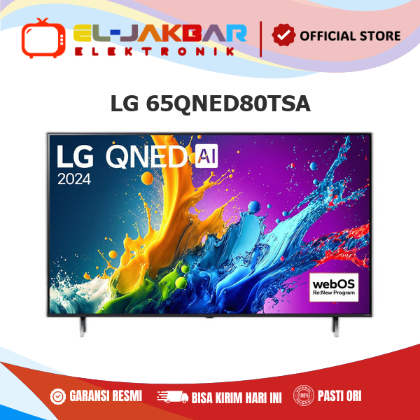 Jual LG 65QNED80TSA Smart TV 65 Inch 4K QNED AI Prosesor Super Slim ...