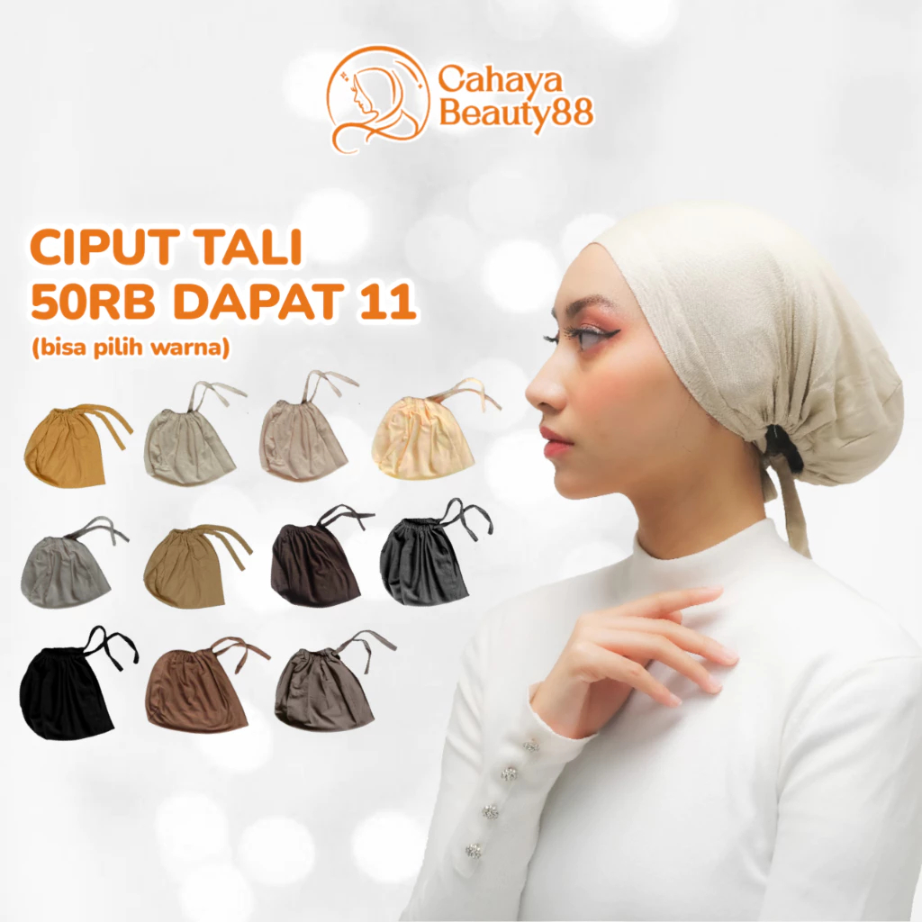 Jual (50Rb Isi 11 Pcs) Ciput Tali Kaos Rayon / Ciput Arab / Ciput Inner ...