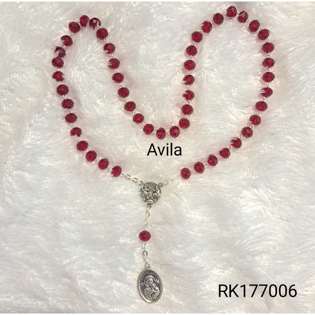 Jual Kaplet Doa Devosi Maria Bunda Penolong Abadi Crystal Briolette Doa ...