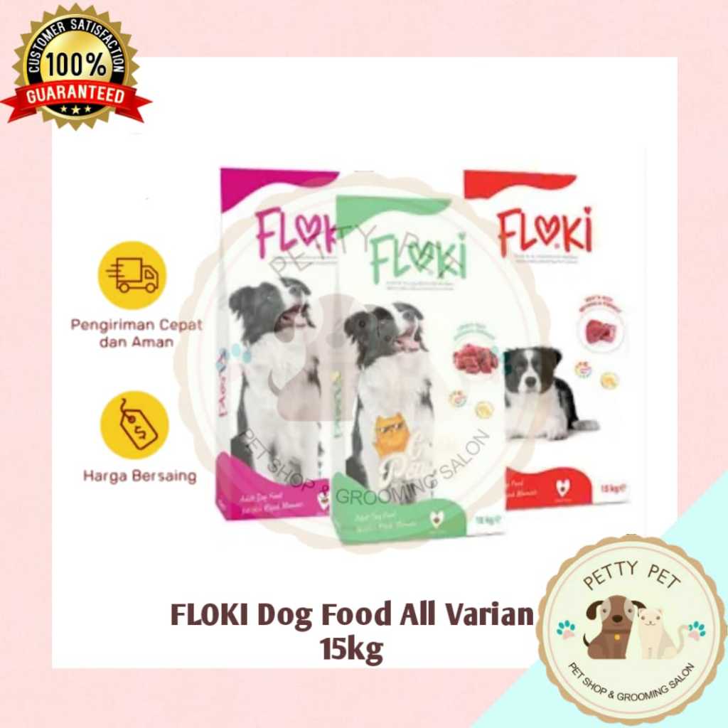 Jual Floki Dog Food all varian 15 kg | Shopee Indonesia