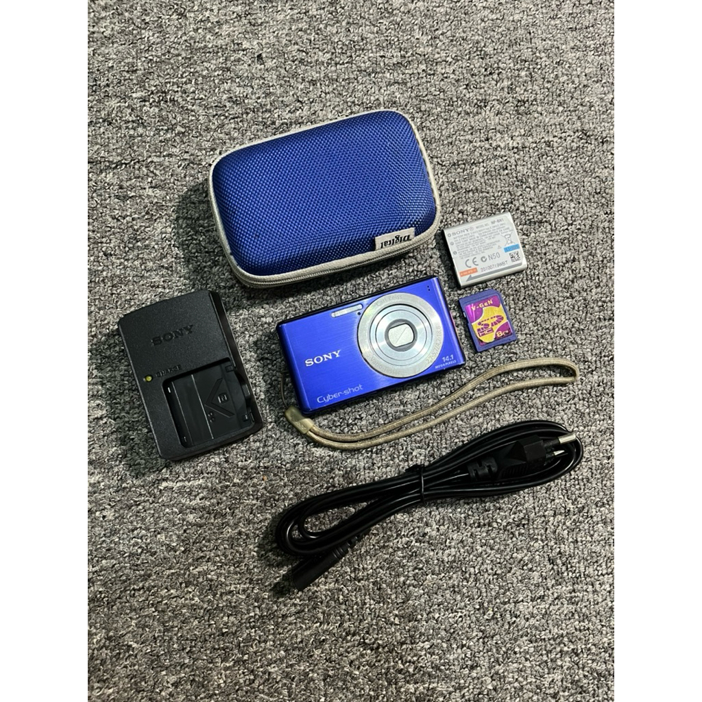 Jual Digicam Sony Cybershot Dsc W530 Blue | Shopee Indonesia