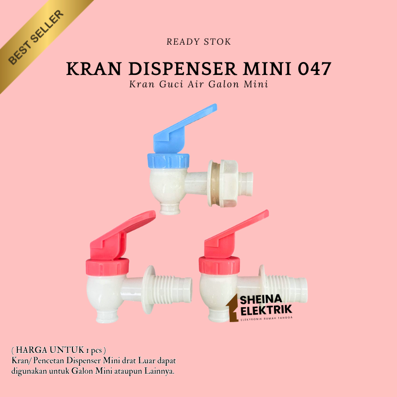 Jual Kran Dispenser Mini 047 Pendek / Kran Guci Air Galon Mini | Shopee ...