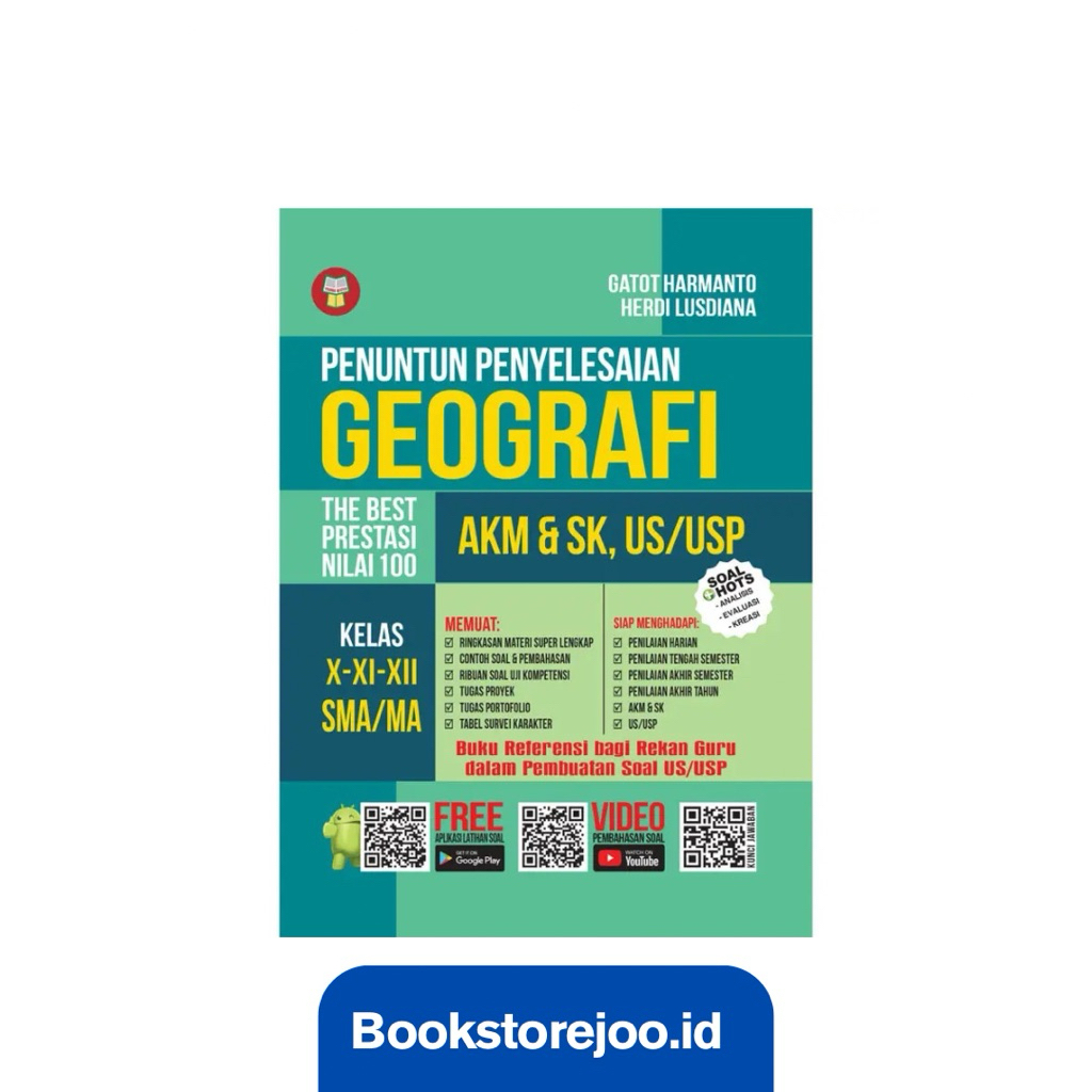 Jual Penuntun Penyelesaian Geografi Kelas X XI XII SMA/MA (Gatot ...