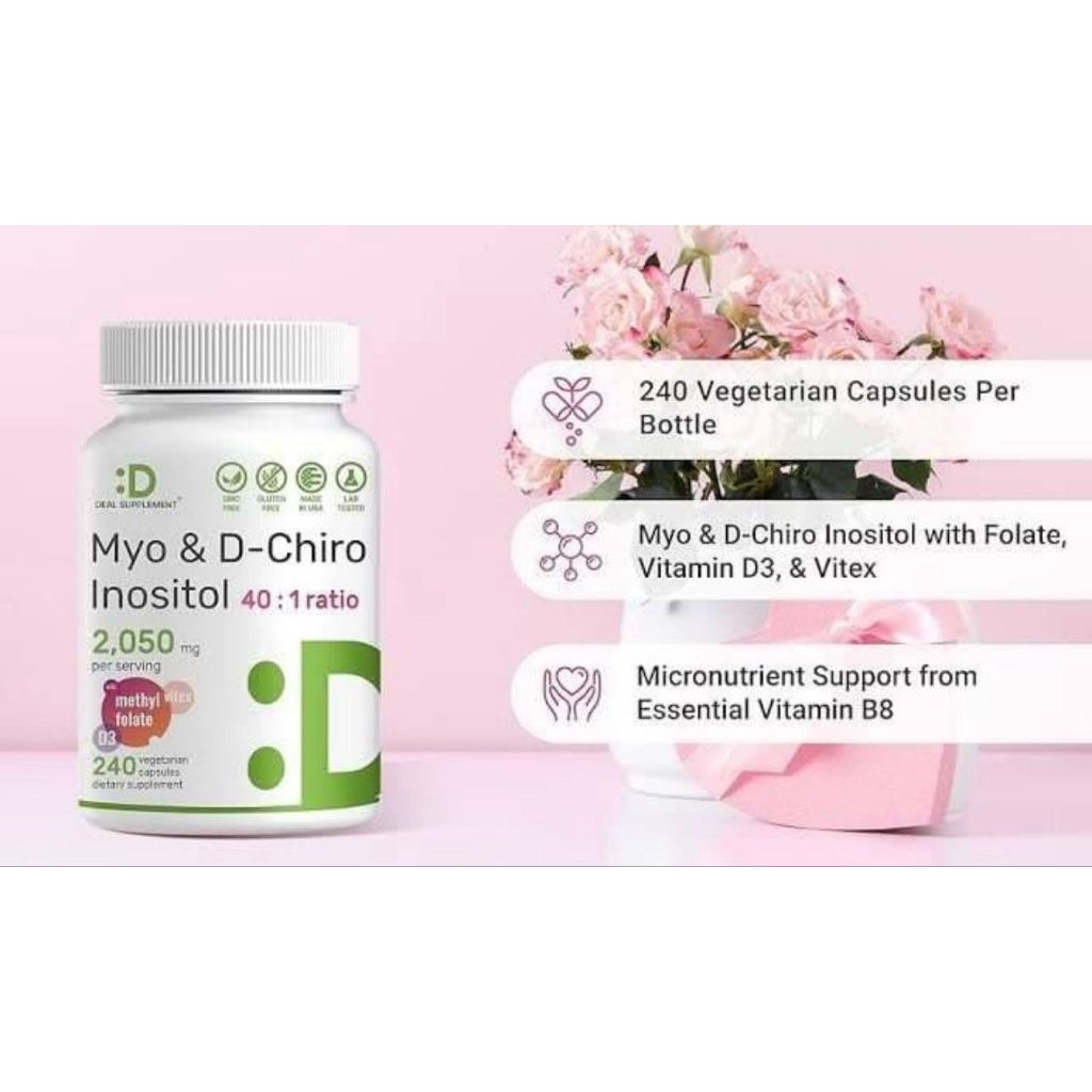 Jual Deal Supplement Myo-Inositol & D-ChiroInositol PCOS PROMIL ...