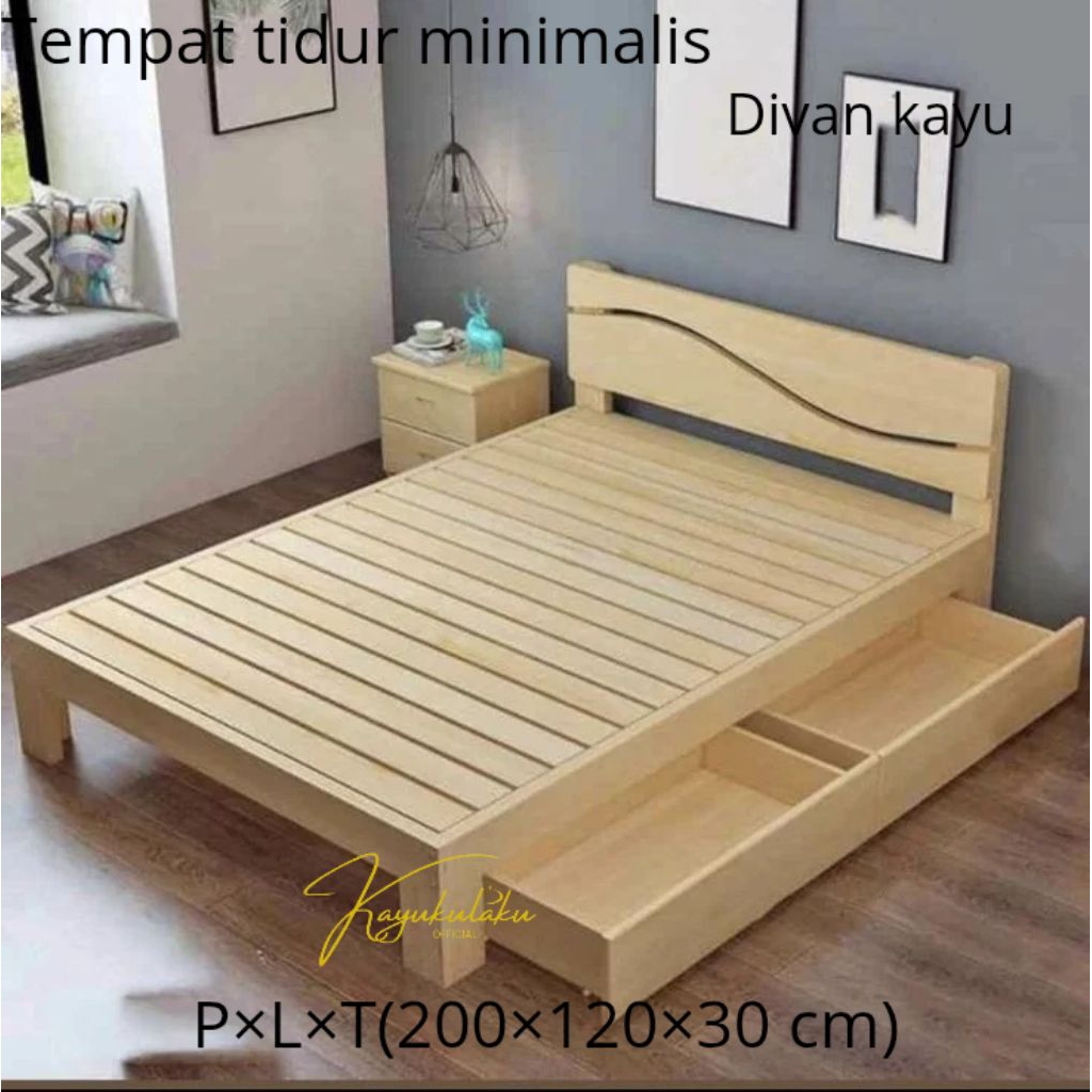 Jual Divan laci, Ranjang alas kasur,, Tempat tidur laci | Shopee Indonesia